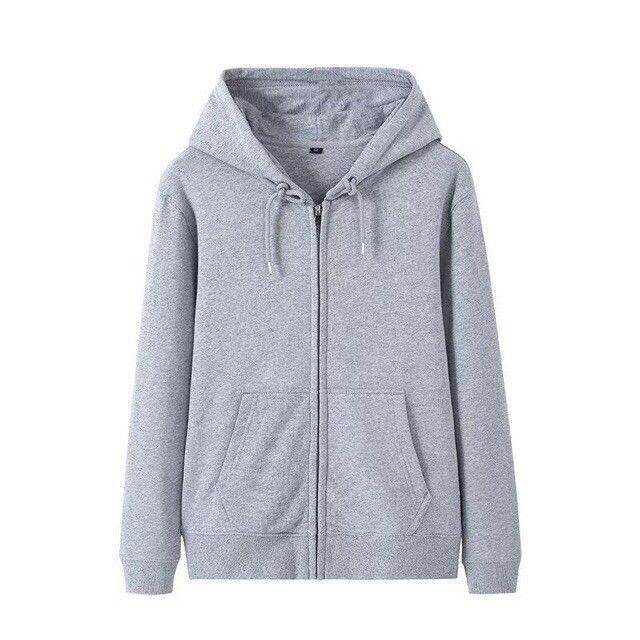 Plain Hoodie Jacket With Zipper/Unisex 10 Colors | Lazada PH