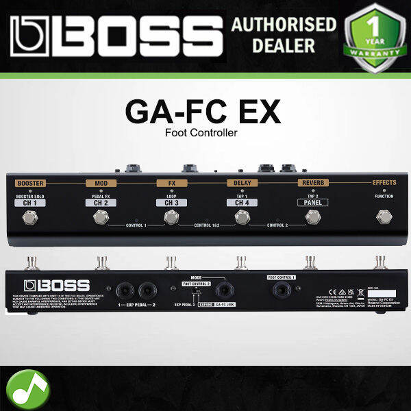 Boss GA-FC EX 8 Channel Foot Controller for Katana Amplifiers (GAFC EX) | Lazada
