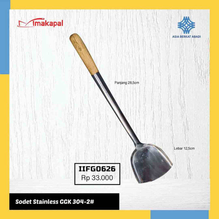 Sodet Gagang Kayu Stainless M | Lazada Indonesia