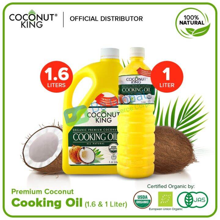 Coconut King Buy 1.6L Premium Organic Coconut Cooking Oil and GET 1L ...