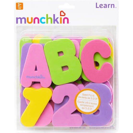 พร้อมส่ง ของเล่นในห้องน้ำเด็ก ยี่ห้อ Munchkin Bath Letters and Numbers ...