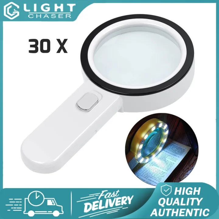 【IN STOCK】Read Easily Seniors Low Vision Tool for Reading with 12 Led ...