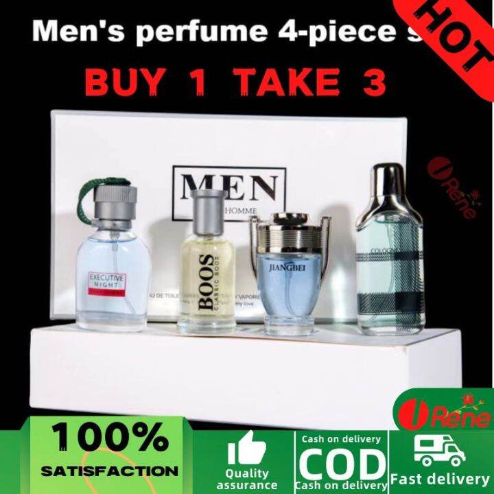 【I۞D】Perfume For men.4 in 1 Perfume. For Men Perfume，Long Lasting Scent ...