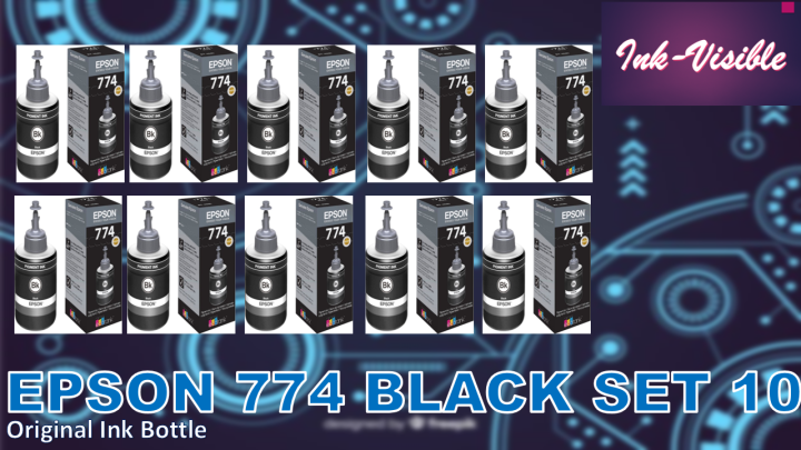 Epson T7741 Black Original Ink Bottle Set of 10 | Lazada PH
