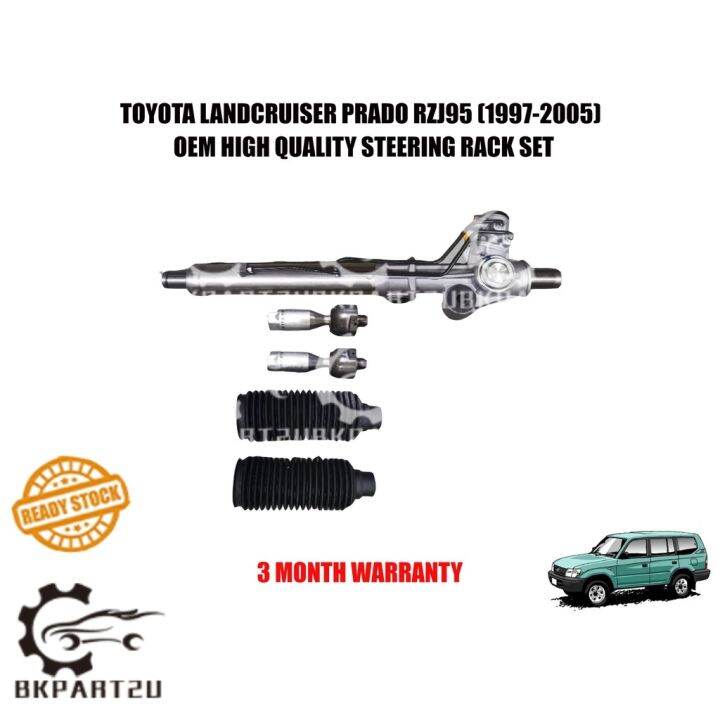 TOYOTA LANDCRUISER PRADO RZJ95 (1997-2005) POWER STEERING RACK SET WITH ...