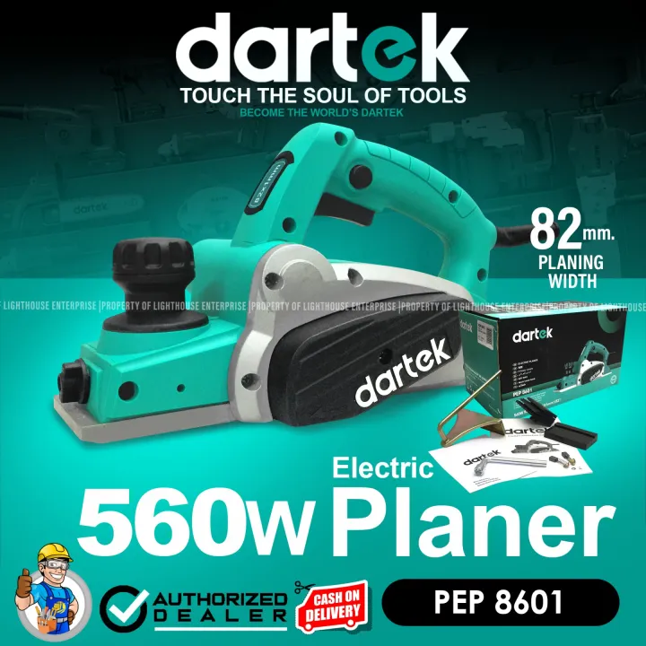 DARTEK 560W 82mm Electric Planer (PEP 8601) LIGHTHOUSE ENTERPRISE ...