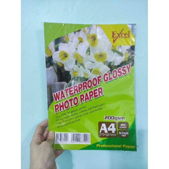 Excel Waterproof Glossy Photo Paper | Lazada PH