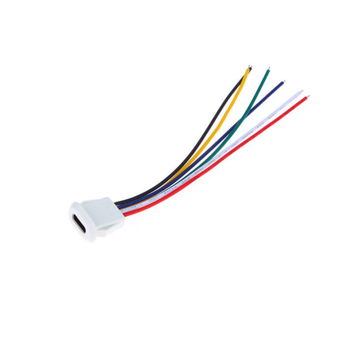 Graceful 6 Pin Press Type USB Connector Type-C Waterproof With PH 2.0 ...