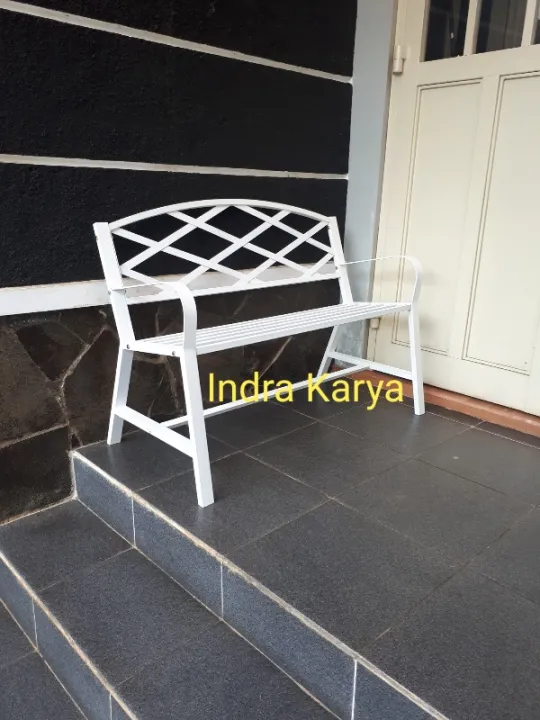 Meja kursi teras besi 1 set model penuh | Lazada Indonesia