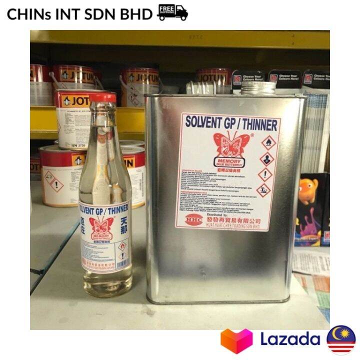 Solvent Thinner [400ml/ 2.5L] | Lazada