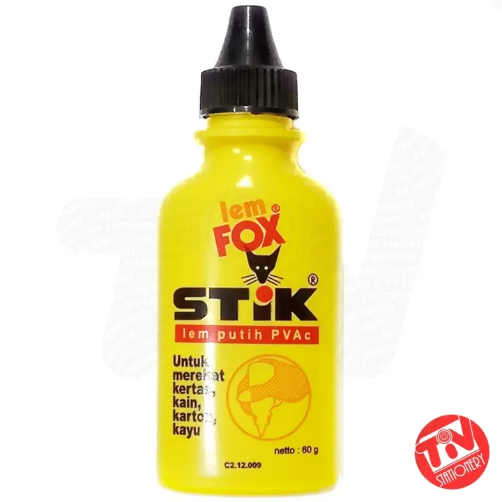 Lem Putih FOX Stik 60 gram | Lazada Indonesia