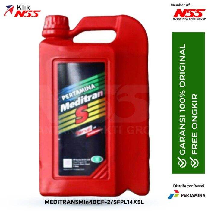 Oli Mobil Pertamina - MEDITRAN S MIN 40 CF-2 SF 5L | Lazada Indonesia