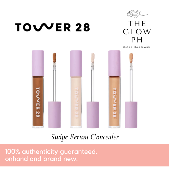 [AUTHENTIC] TOWER 28 Swipe Serum Concealer 6.5 mL | The Glow PH | Lazada PH