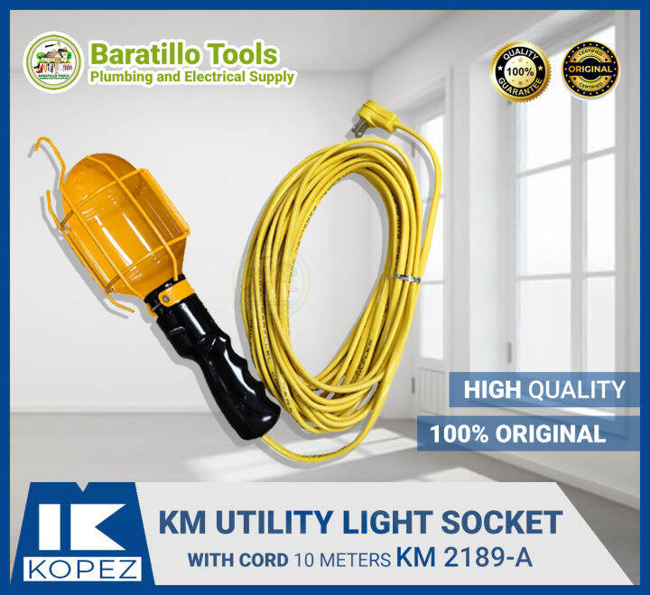 ORIGINAL KOPEZ Utility Socket With Cord 10 METERS KM 2189 | Lazada PH