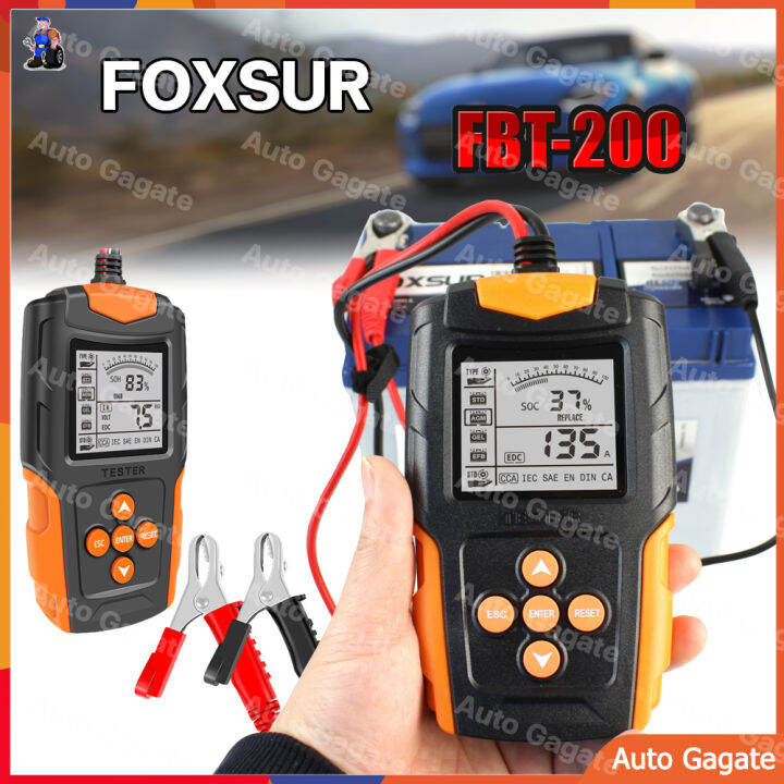 (ส่งด่วน) FOXSUR FBT-200 เครื่องทดสอบรถยนต์ทดสอบ c CA CCA เครื่องทดสอบ ...