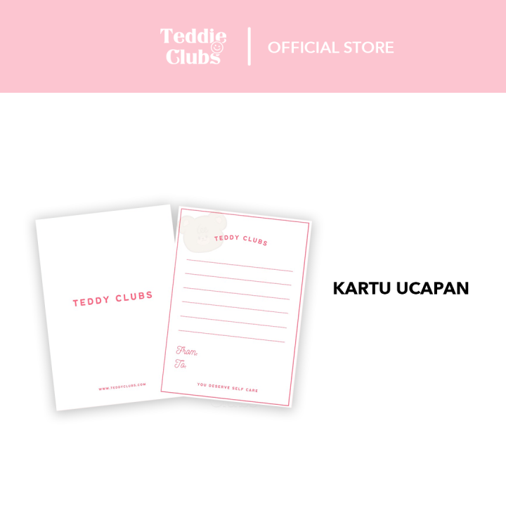 Teddy Clubs Kartu Ucapan Pesan | Lazada Indonesia