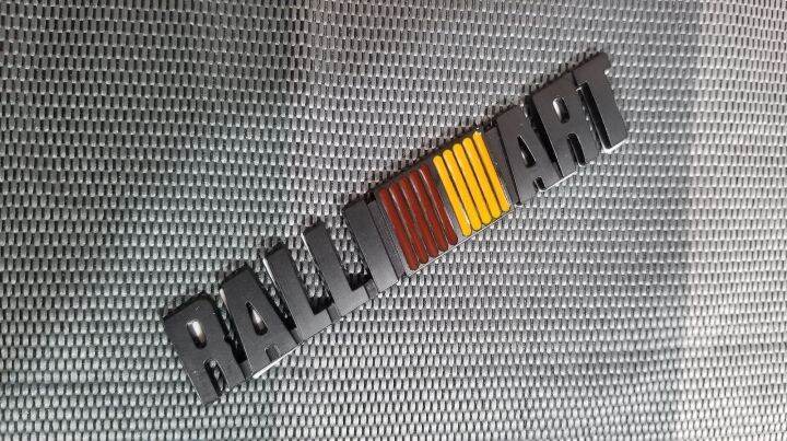 Mitsubishi Ralliart Emblem Decal Stick on Black (JRED) | Lazada PH