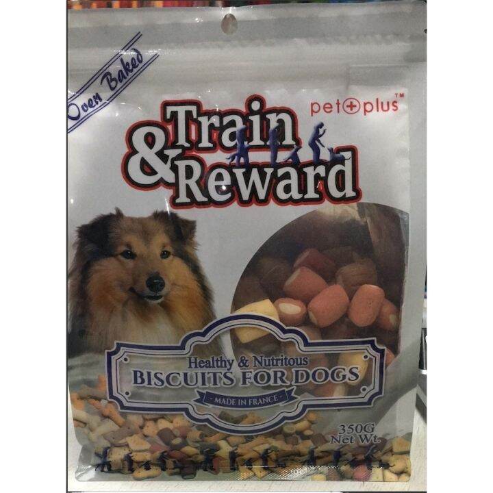 【COD】 Train and Reward Dog Biscuits 350g (Pet Treats) Pet Plus | Lazada PH
