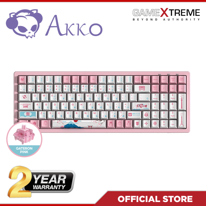 AKKO World Tour-Tokyo R2 3096 Mechanical Keyboard (Gateron Pink ...