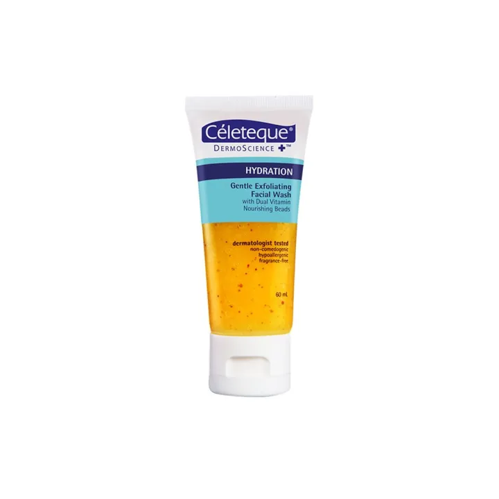 Celeteque Hydration Gentle Exfoliating Facial Wash 60ml | Lazada PH
