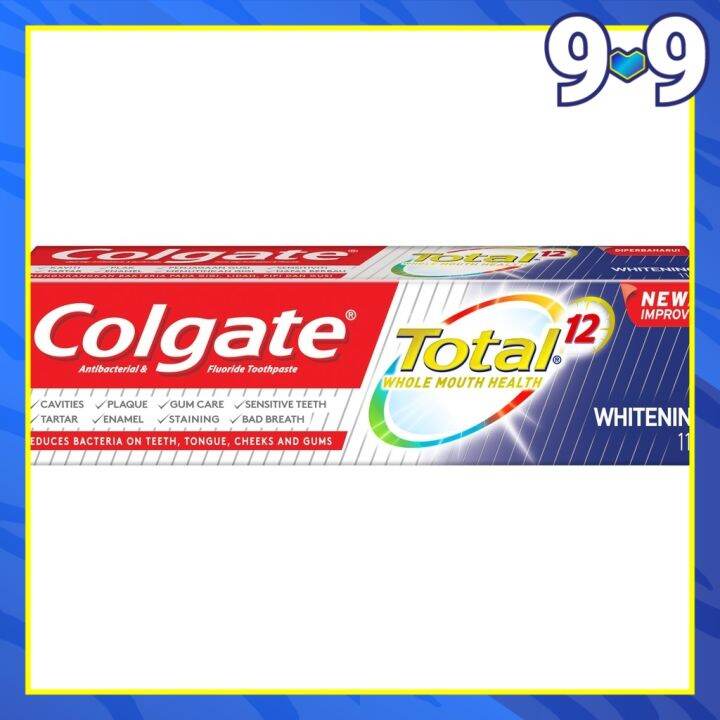 CY COLGATE TOTAL WHITENING TOOTHPASTE 110g | Lazada