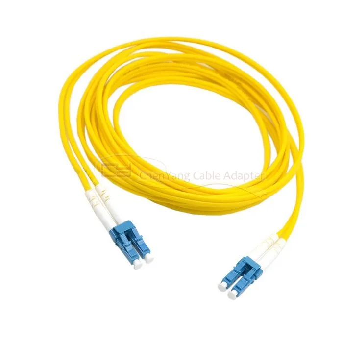Dual Lc To Lc Fiber Patch Cord Jumper Cable Sm Duplex Single Mode Optic ...