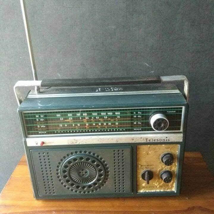RADIO JADUL TELESONIC KONDISI MASIH NYALA - RADIO LAWAS ANTIK VINTAGE ...