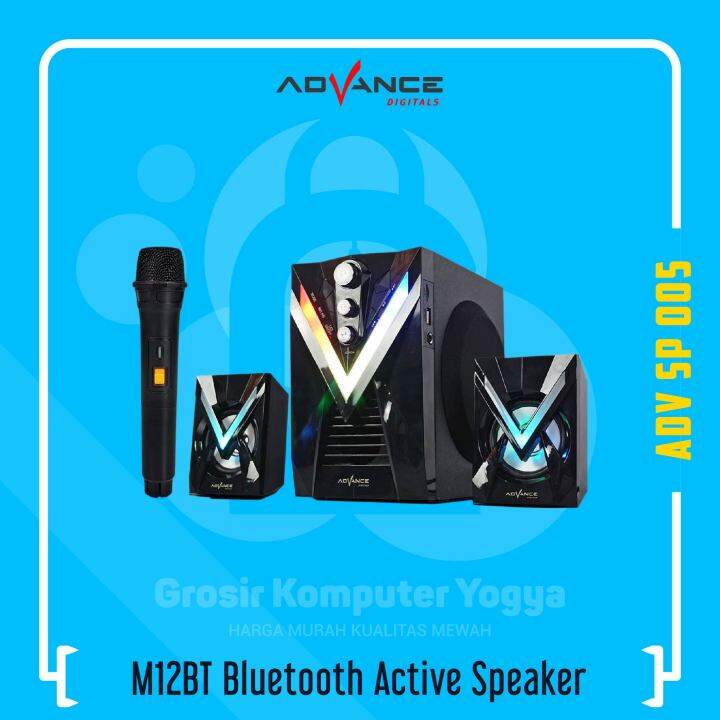 Advance M12BT RMS 20W Bluetooth Multimedia 2.1 Karaoke Speaker | Lazada ...