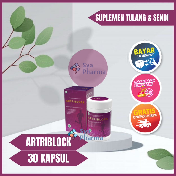 Obat Artriblock Obat Nyeri Sendi dan Lutut Ampuh 30 Kapsul | Lazada ...