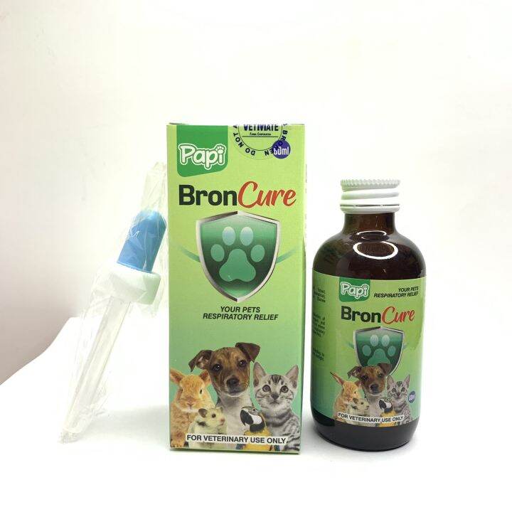 [CLR AGRIVET] PAPI BRONCURE 60ML / For Respiratory Infection in Pets ...