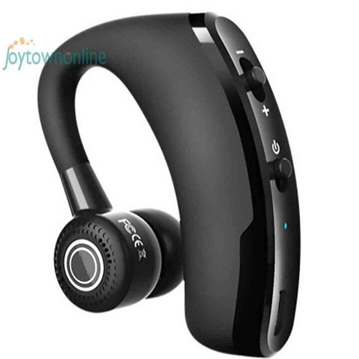 【Ready stock】 V9 Handsfree Wireless Business Bluetooth-compatible Headset with Mic for Driver ...