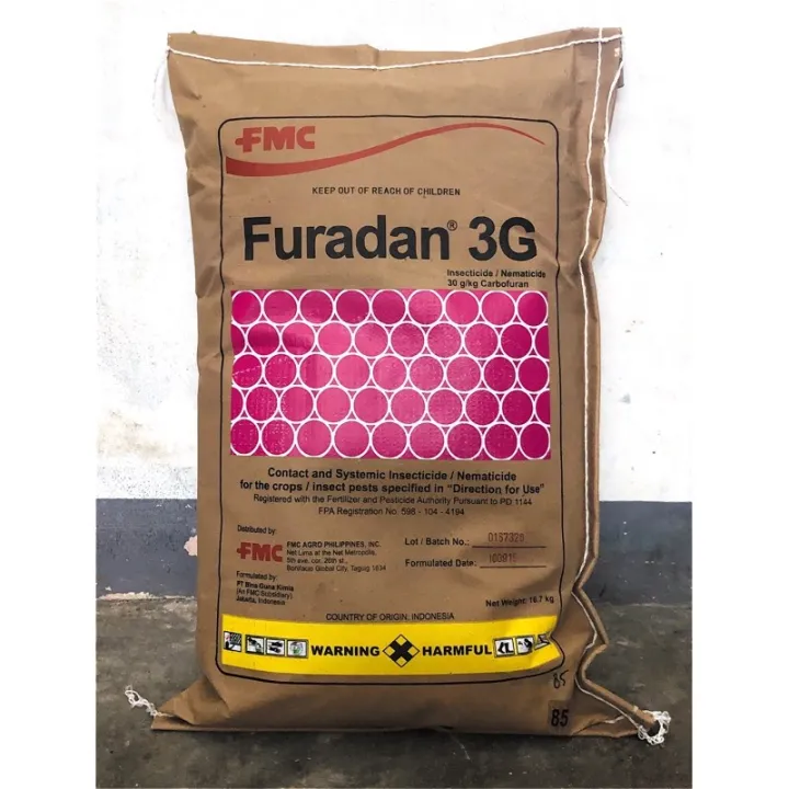 FMC Furadan 3G Insecticide/ Nematicide Carbofuran 1 sack durable | Lazada PH