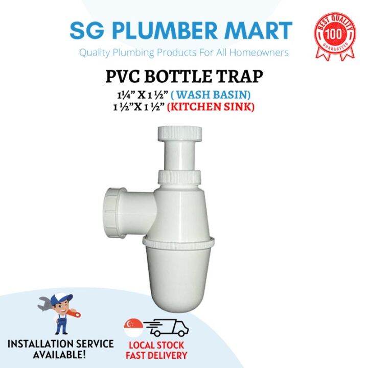 SG SELLER PVC Bottle Trap for Wash Basin or Kitchen Sink | Lazada Singapore