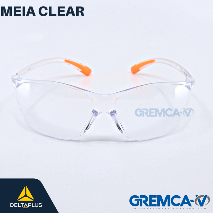 Delta Plus MEIA CLEAR Safety Glasses Protective Eyewear Anti Scratch ...