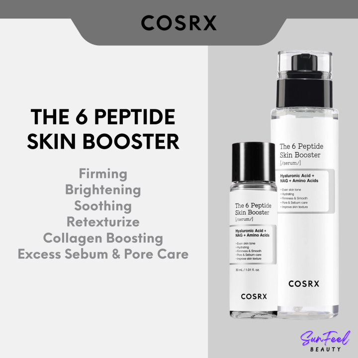 COSRX The 6 Peptide Skin Booster Serum 30ml / 150ml | Lazada