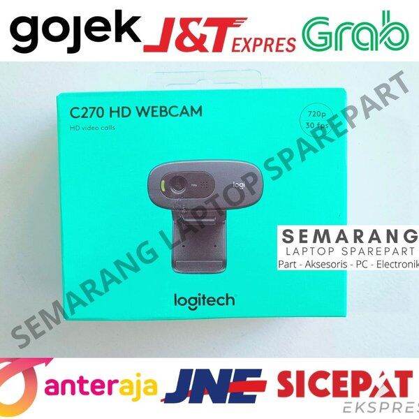 LOGITECH C270 Webcam With Microphone Full HD 720p Camera Pc External ...