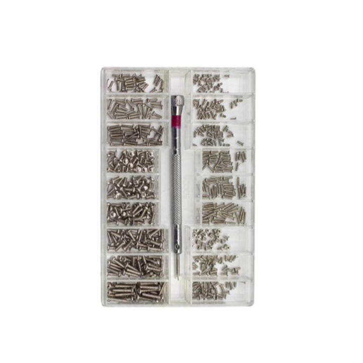 500 Pieces Screws Set Assembly Replacement Universal Laptop Eyeglasses ...