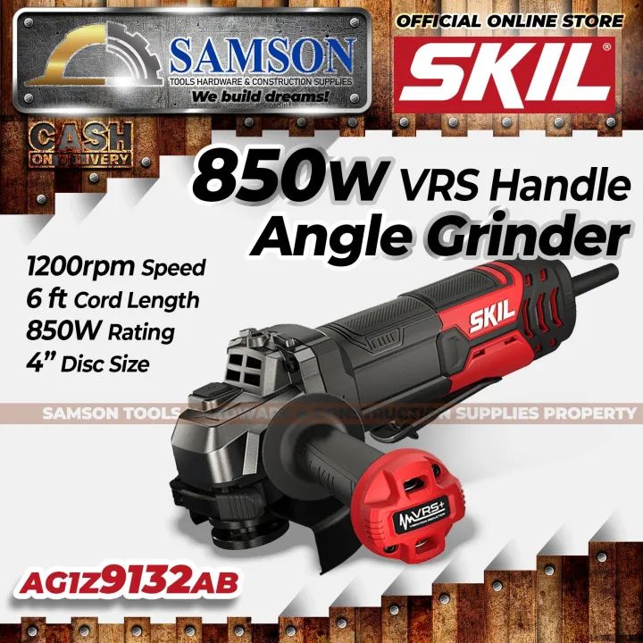 SKIL 850W 4" 100mm Angle Grinder (AG1Z9132AB) *SAMSON TOOLS* | Lazada PH
