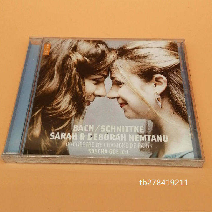 Conductor Sascha goetzel Bach Violin Bach nemtanu sisters CD naive ...