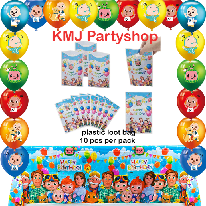 Cocomelon 10pcs Plastic Loot Bag | Lazada PH