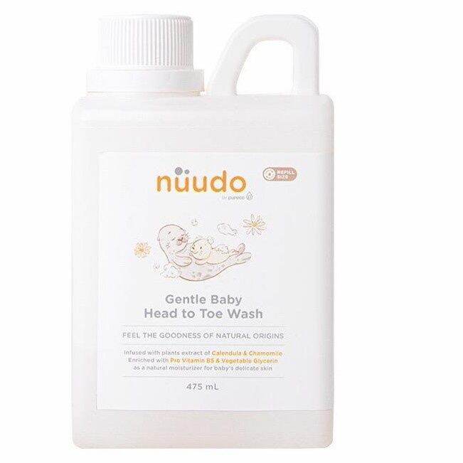 Nuudo by Pureco Gentle Baby Head to Toe Wash 475ml | Lazada Indonesia
