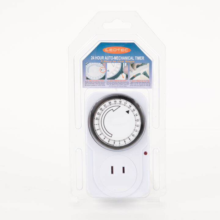 Ledtec 24 Hour Mechanical Timer | Lazada PH