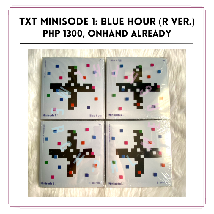 [SEALED] TXT MINISODE 1: BLUE HOUR (R VER.) | Lazada PH
