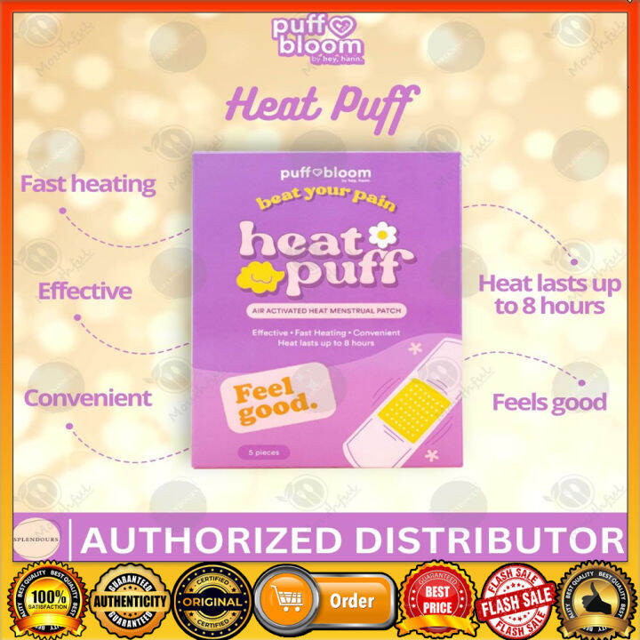 Original Puff & Bloom Heat Puff Air (Activated Heat Menstrual Patch ...