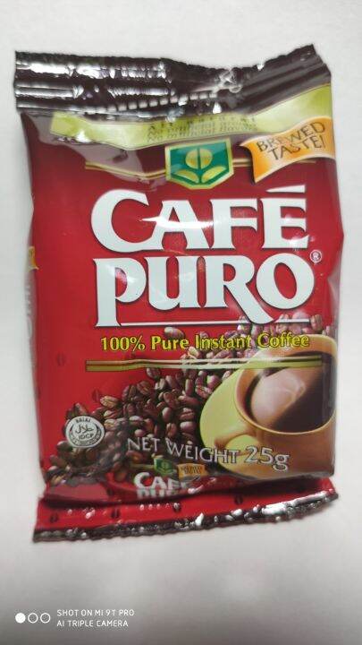CAFE PURO 25g 100% pure black coffee for keto low carb bulletproof ...