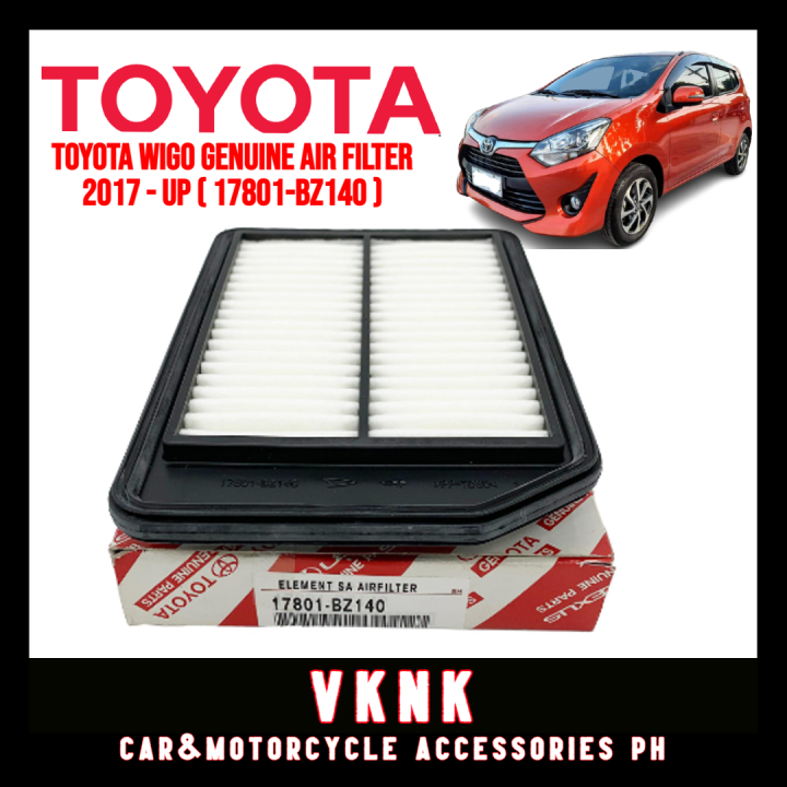 Toyota Wigo Air Filter 2017 - UP ( 17801-BZ140 ) | Lazada PH