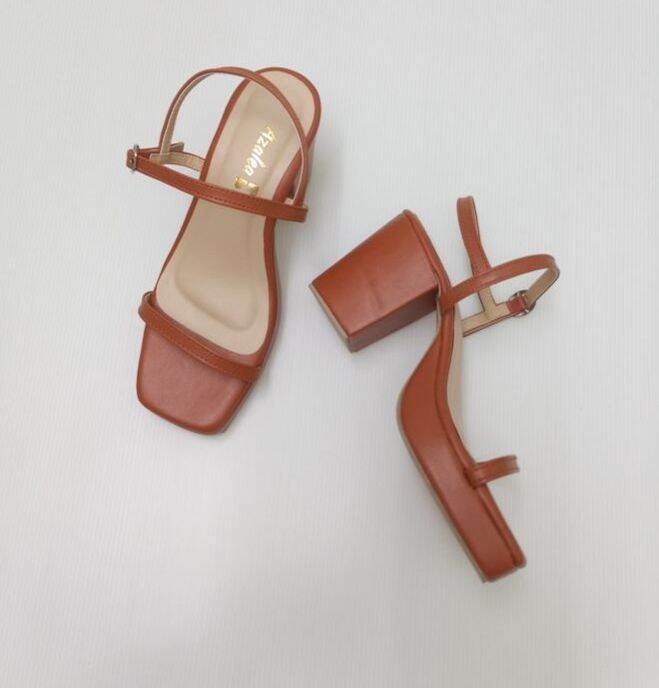 Azalea Adelyn in Tan - 3 inches Platform Heels | Lazada PH