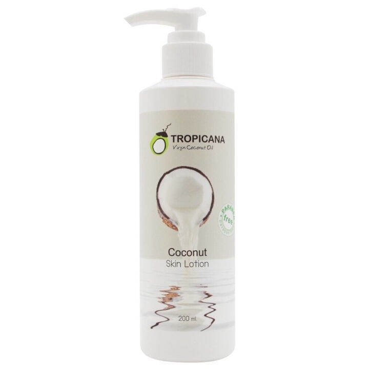 Tropicana Coconut Skin Lotion ทรอปิคานา โลชั่น บำรุงผิว ลดอาการระคาย ...