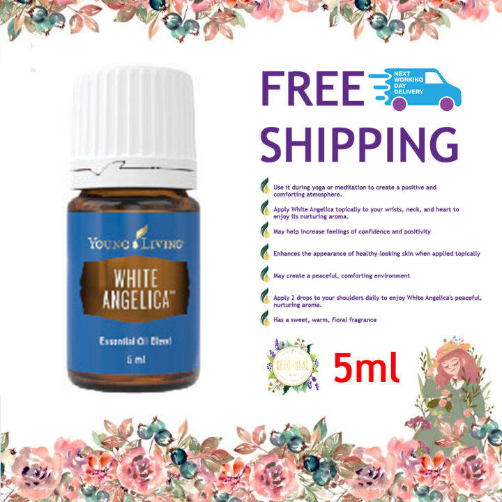 100% Original Young Living WHITE ANGELICA Pure Essential Oil Blend 5ml | Lazada Singapore