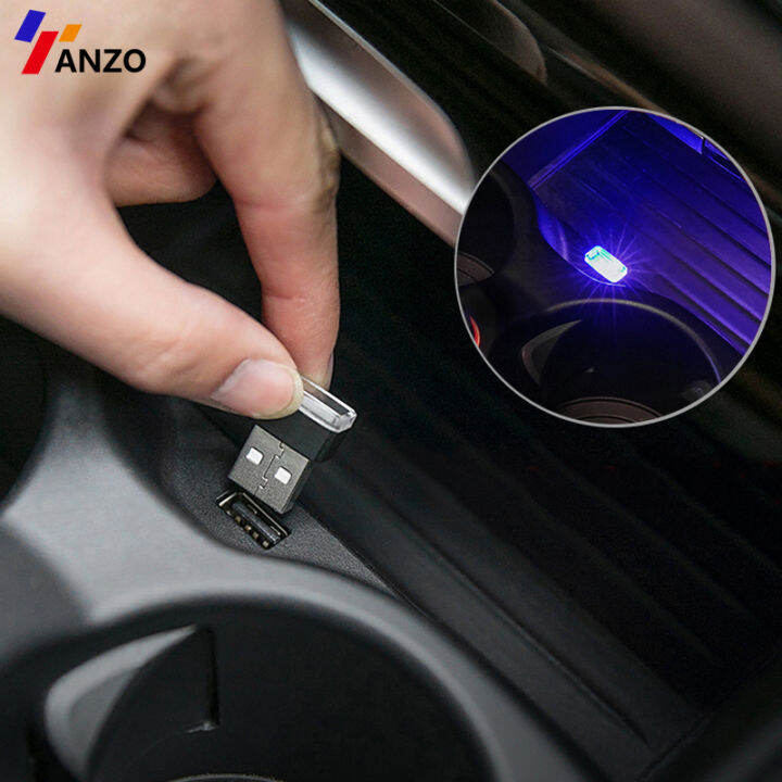 Car Atmosphere Light Mini USB LED Modeling Light Automotive Interior ...